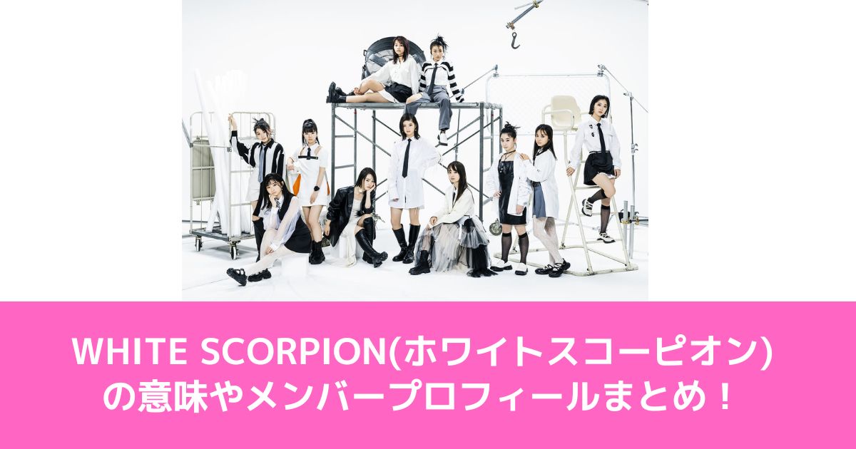 WHITE SCORPION(ホワイトスコーピオン)の意味やメンバープロフィールまとめ！